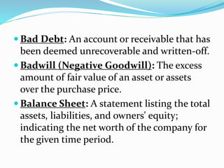 Accounting terms | PPTX