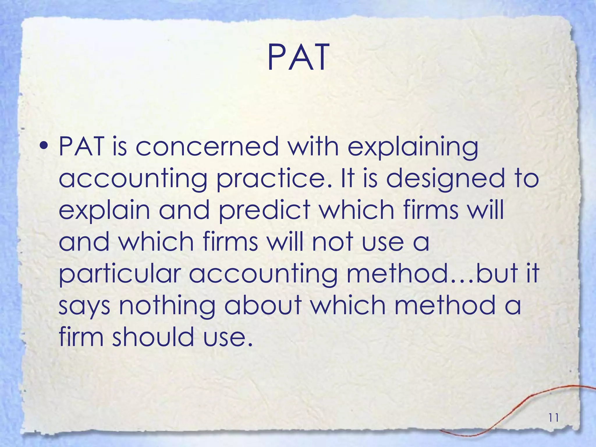 Accounting theory 3 | PPT