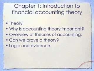 Accounting theory 3 | PPT