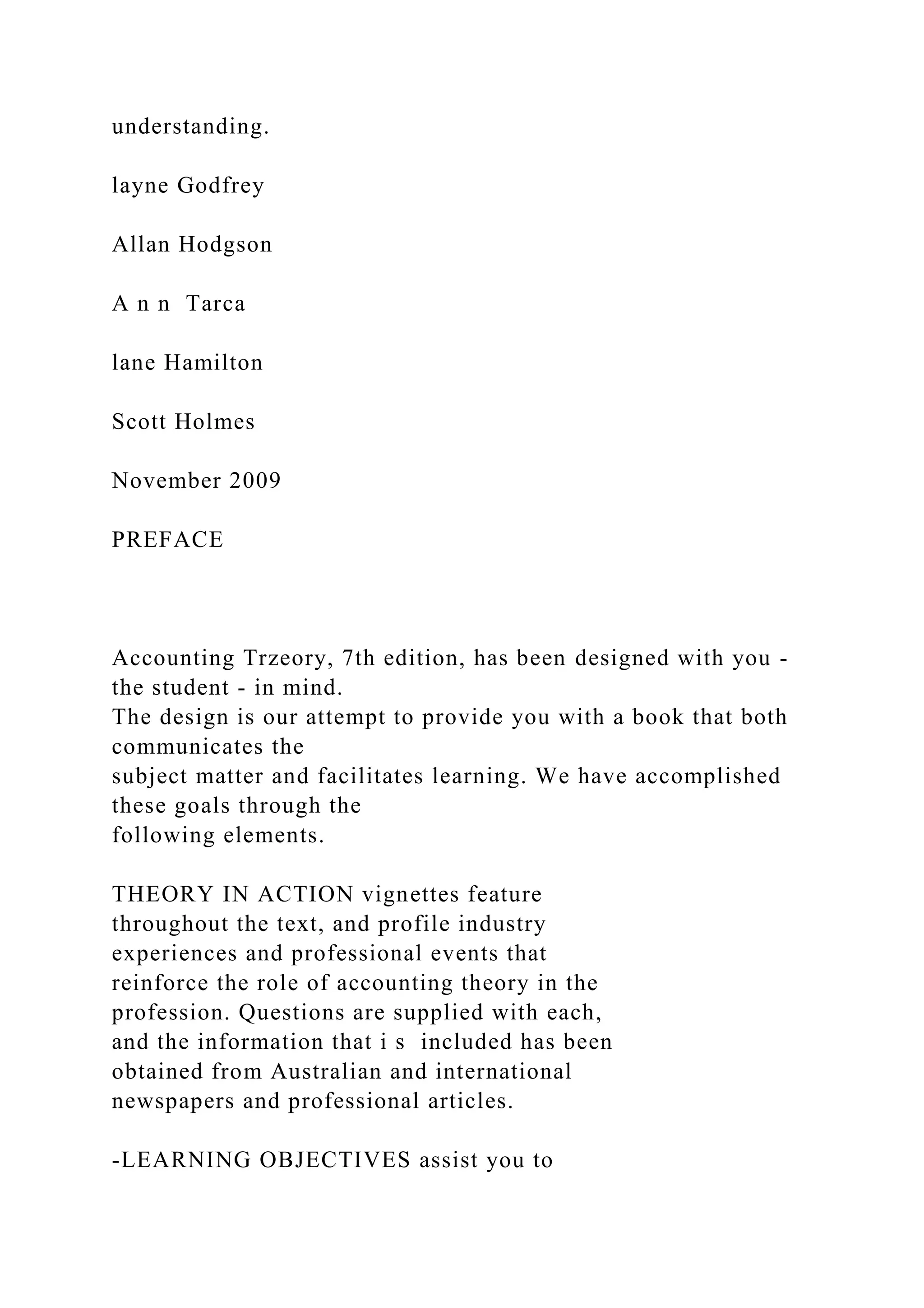 Accounting Theory 7th Edition Iayne Codf Docx