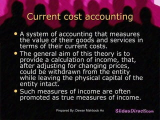 Accounting theory 8 | PPT