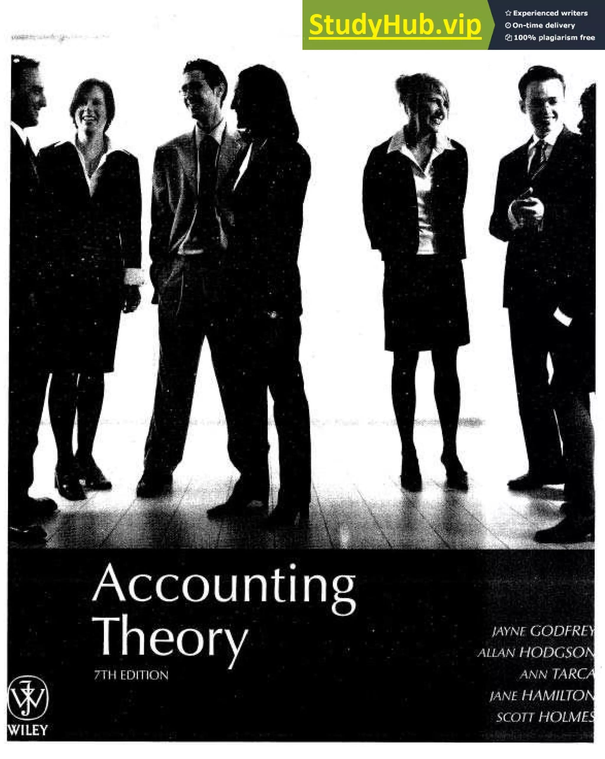 Accounting Theory Ed 7 Godfrey | PDF