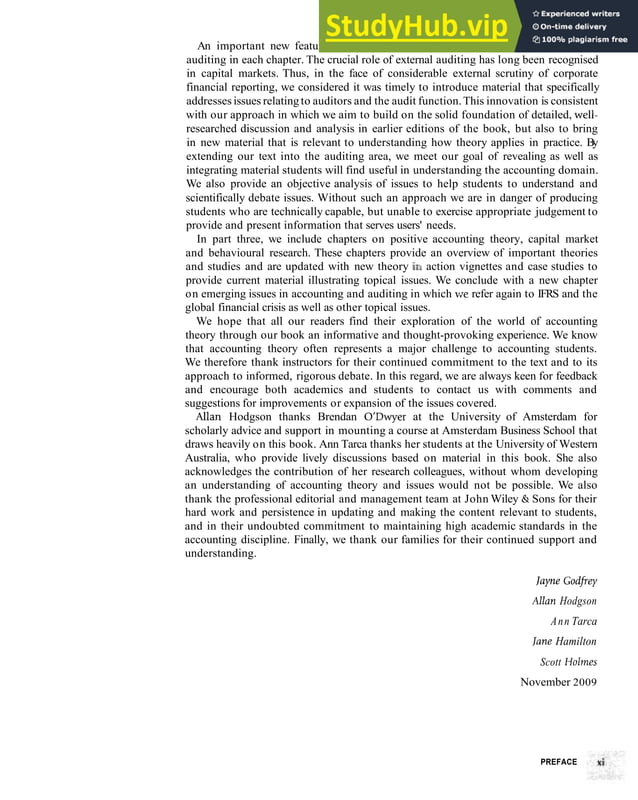 Accounting Theory Ed 7 Godfrey | PDF