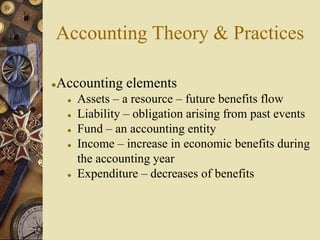 Accounting Concepts, Theory - Introduction | PDF