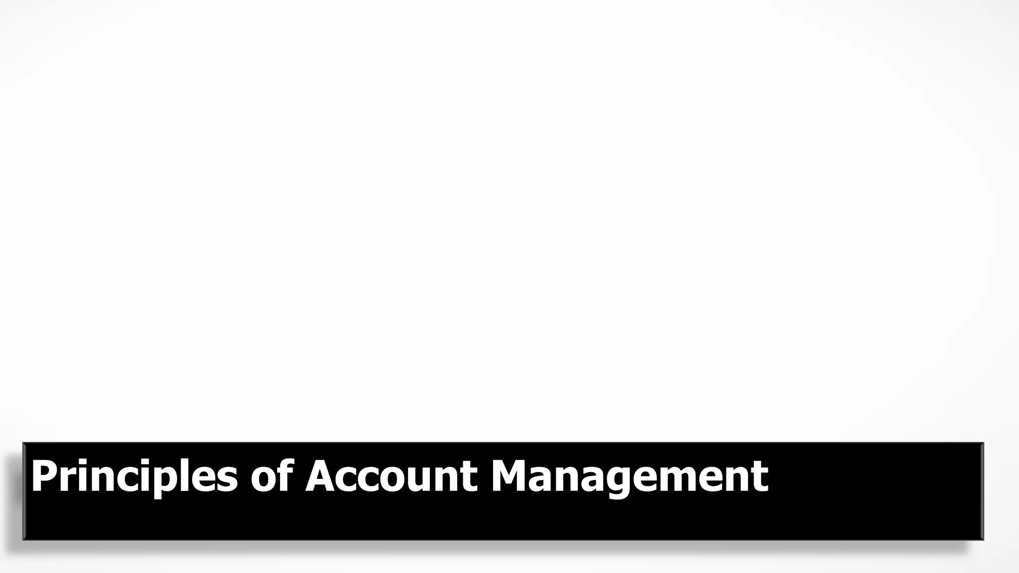 Account Management 101 | PDF