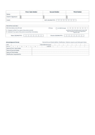 AccountModificationForm.pdfkkkkkkkkkkkkkkk | PDF