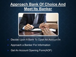 How To Open A Bank Account | PPTX
