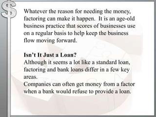 Account receivable factoring | PPTX