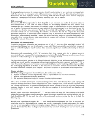 ACCOUNT RECEIVABLE FRAUD THE ROLE OFINTERNAL CONTROL SYSTEM. | PDF