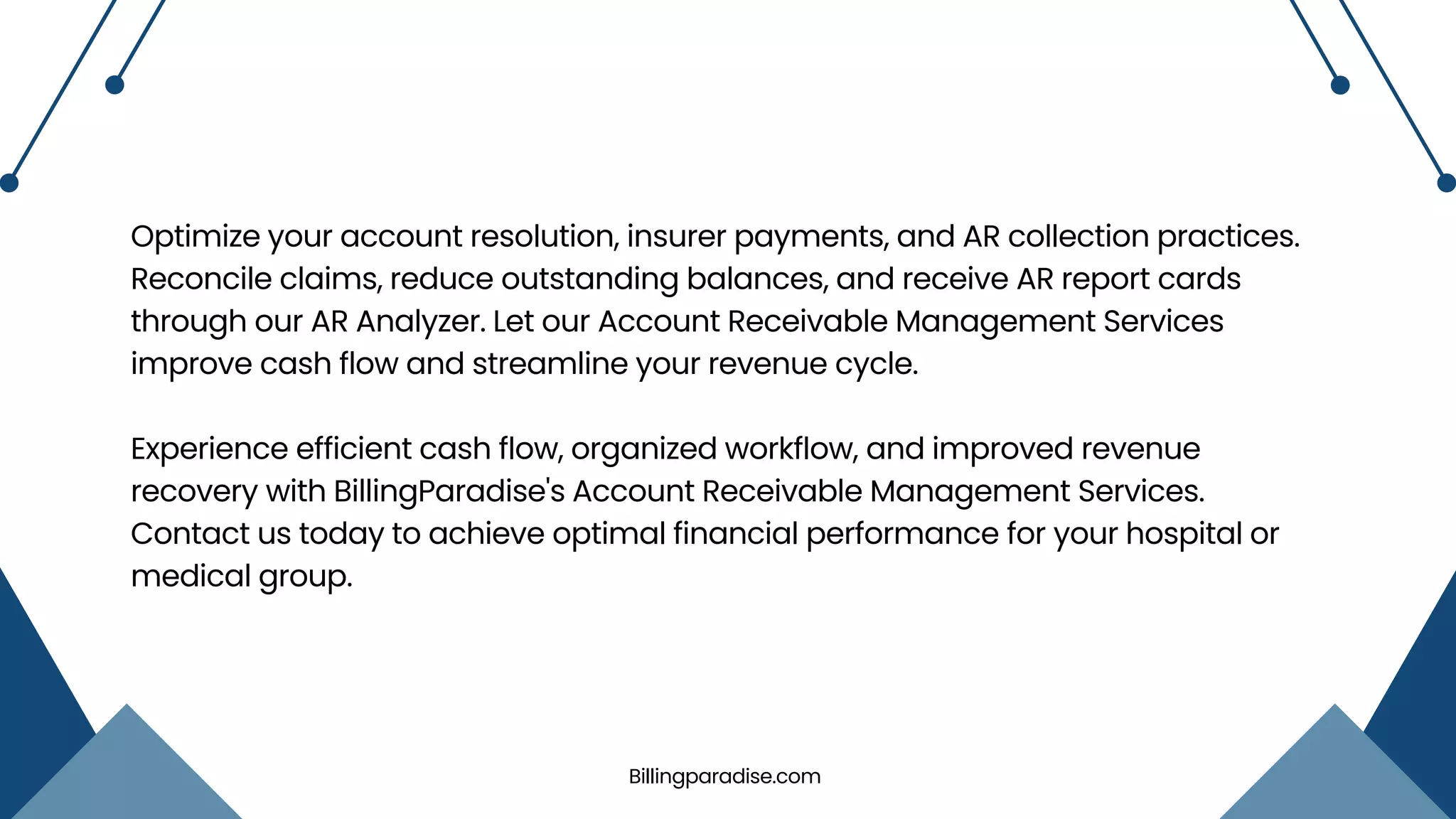 Account Receivable Management Services for Hospitals and Medical Groups ...