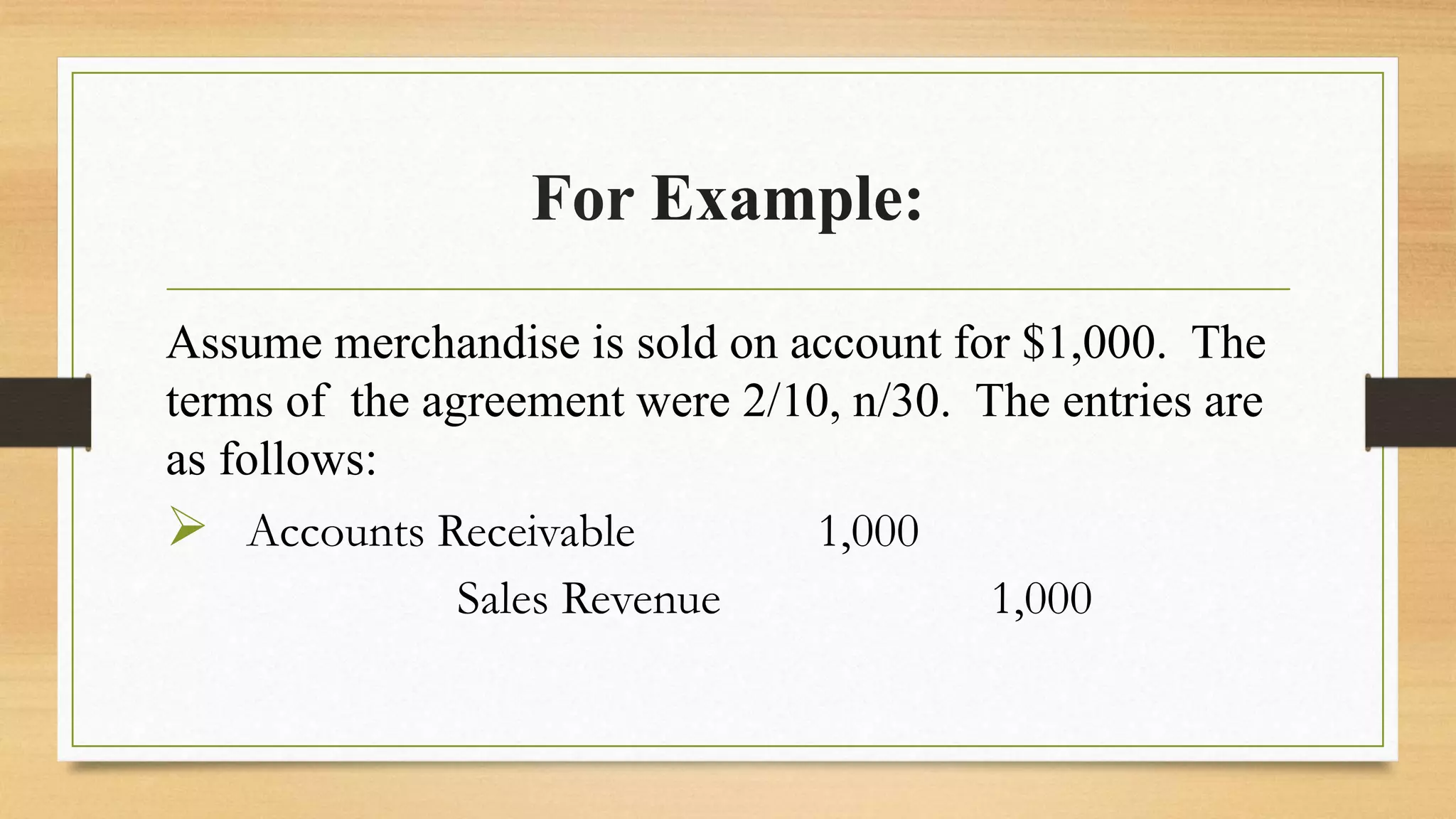 Account receivable presentation | PPTX