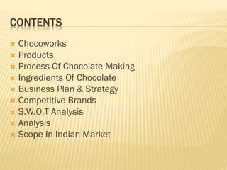 The Chocolate Factory Accounts | PPTX