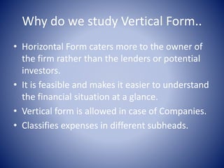 VERTICAL BALANCE SHEET | PDF