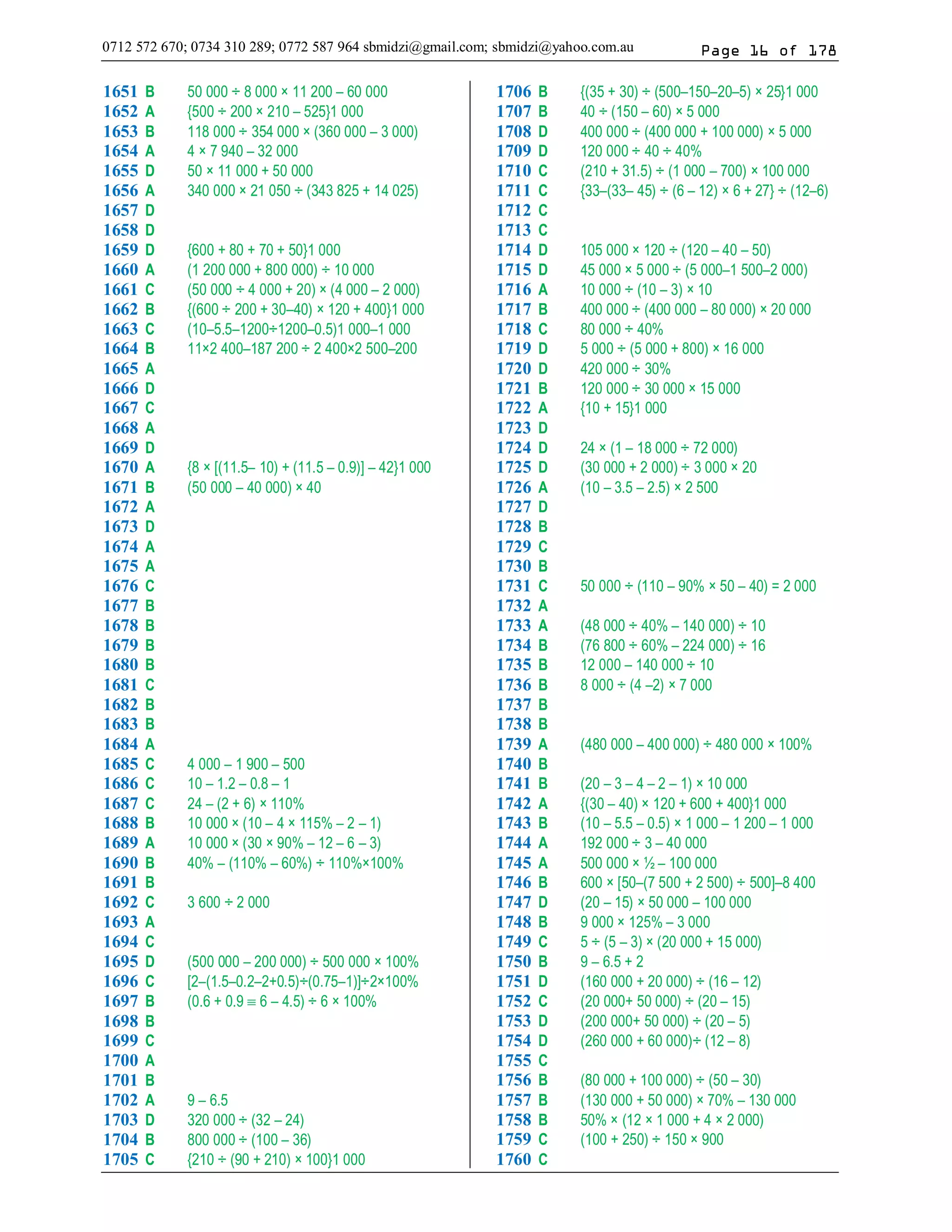Advanced Level Accounting Soultions 1998 - 2009 Answers | PDF