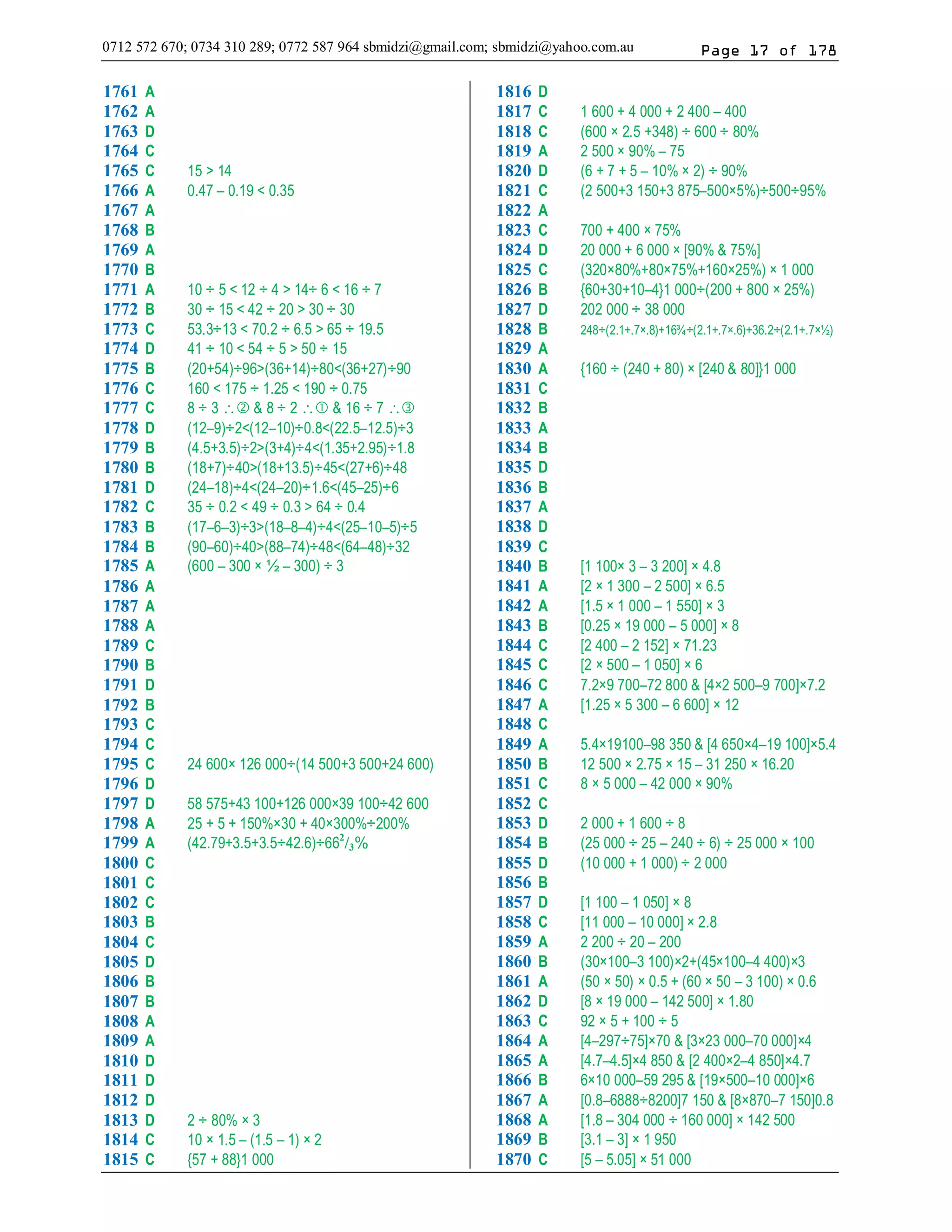 Advanced Level Accounting Soultions 1998 - 2009 Answers | PDF
