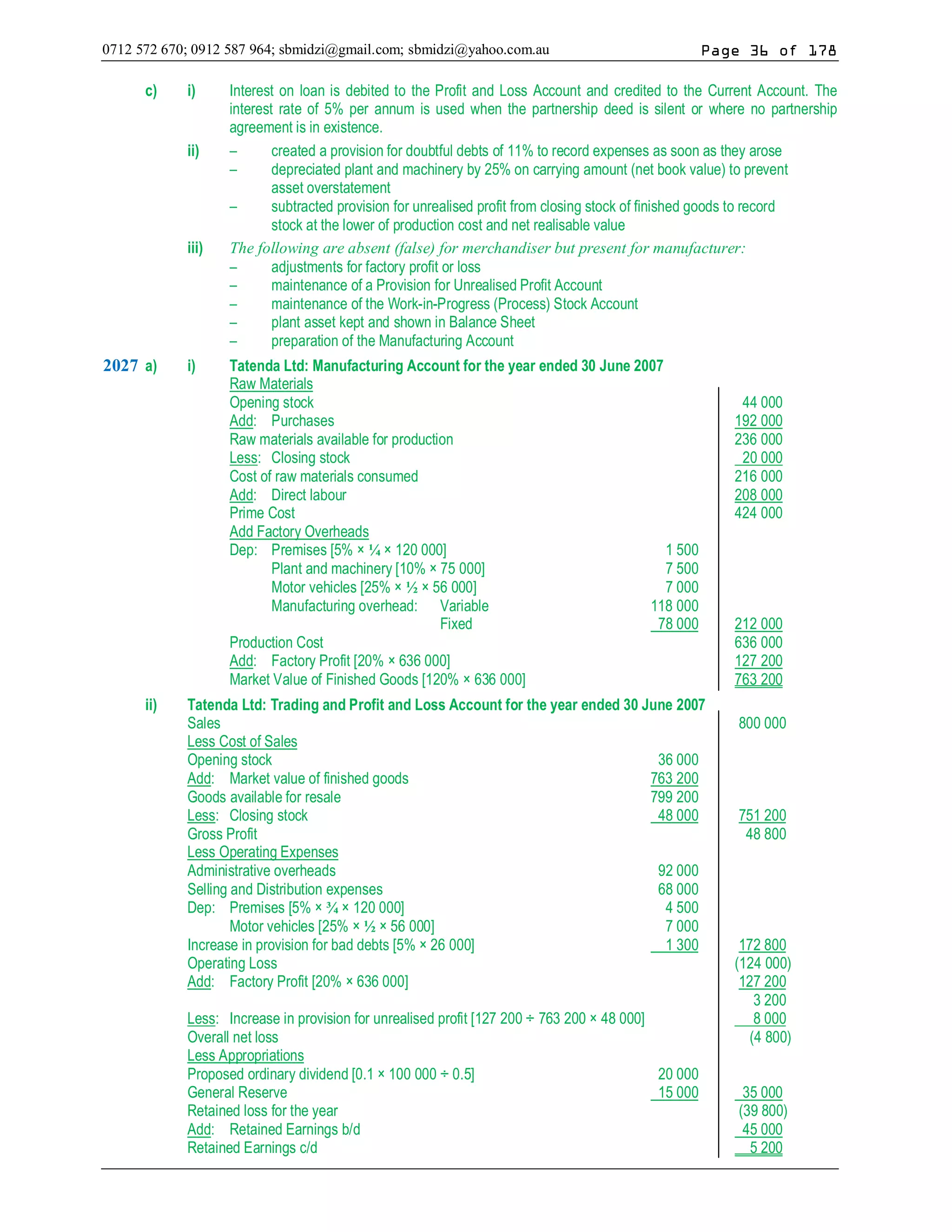 Advanced Level Accounting Soultions 1998 - 2009 Answers | PDF