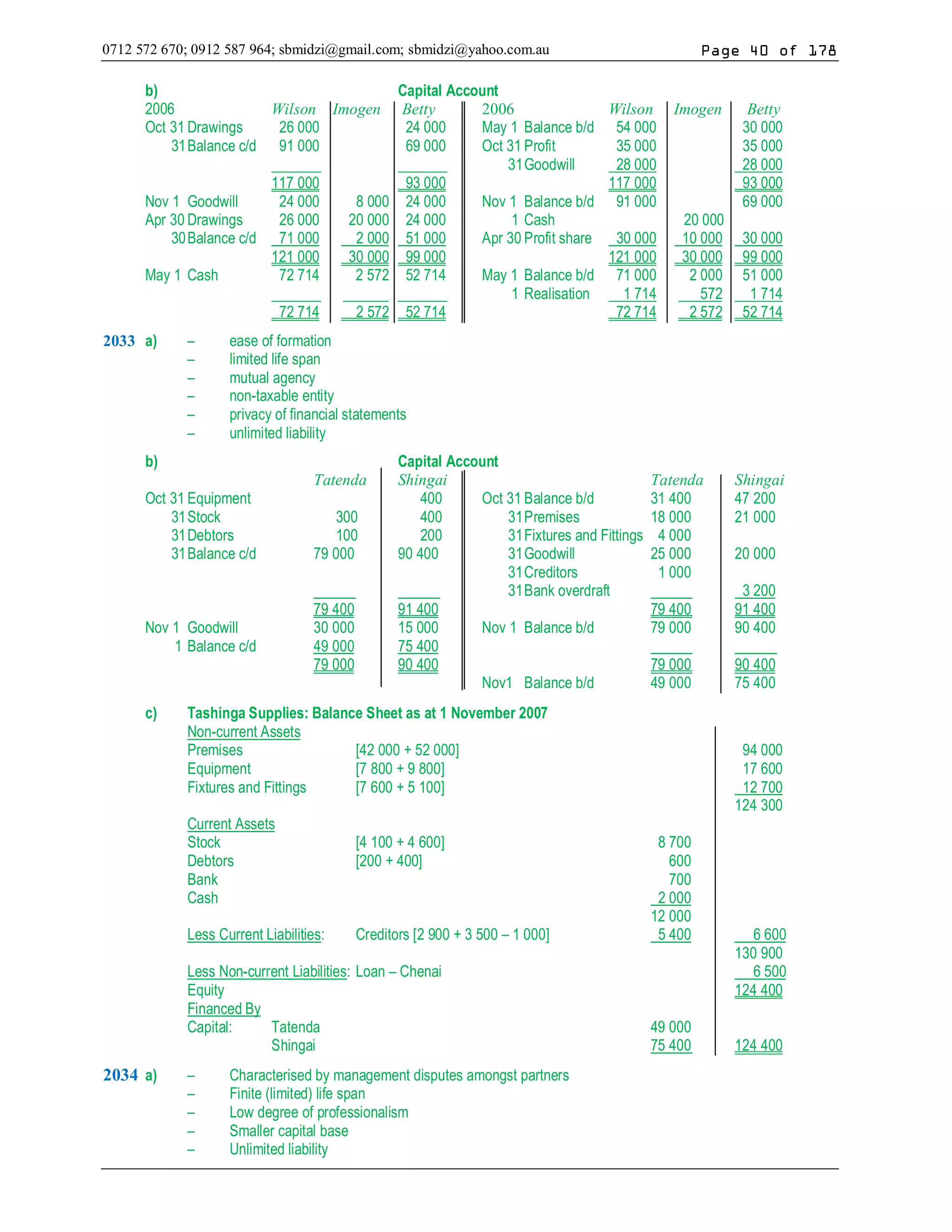 Advanced Level Accounting Soultions 1998 - 2009 Answers | PDF