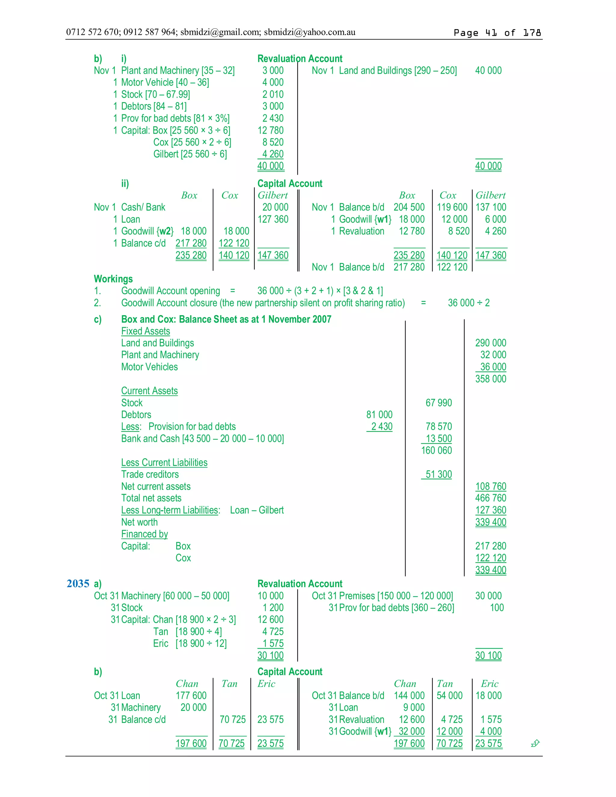 Advanced Level Accounting Soultions 1998 - 2009 Answers | PDF