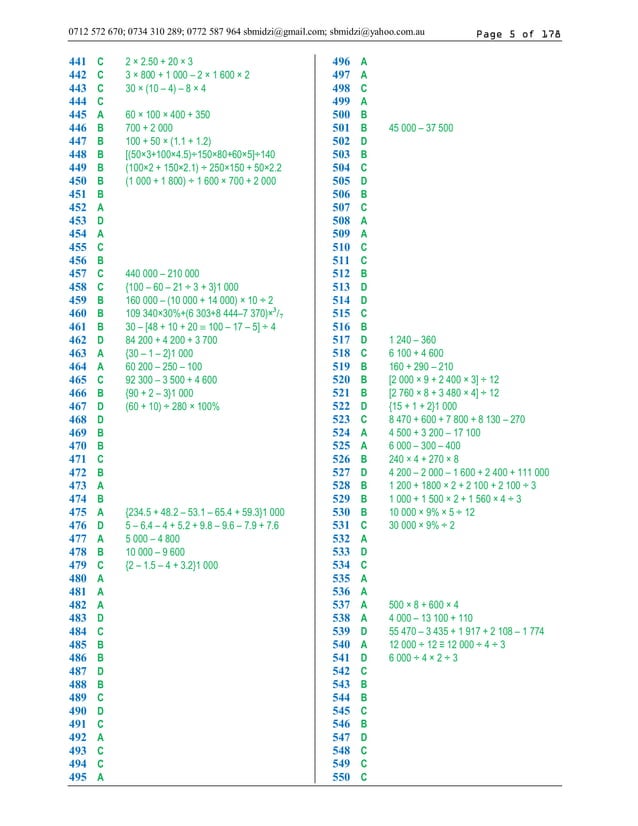 Advanced Level Accounting Soultions 1998 - 2009 Answers | PDF