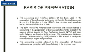 Accounts policies of different banks. | PPTX