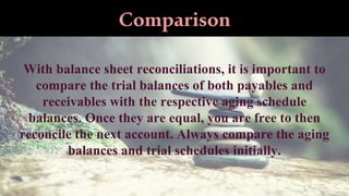 Balance Sheet Reconciliation | PPTX