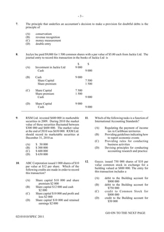 Comprehensive CAPE® Accounting Syllabus and Examination Resources | PDF