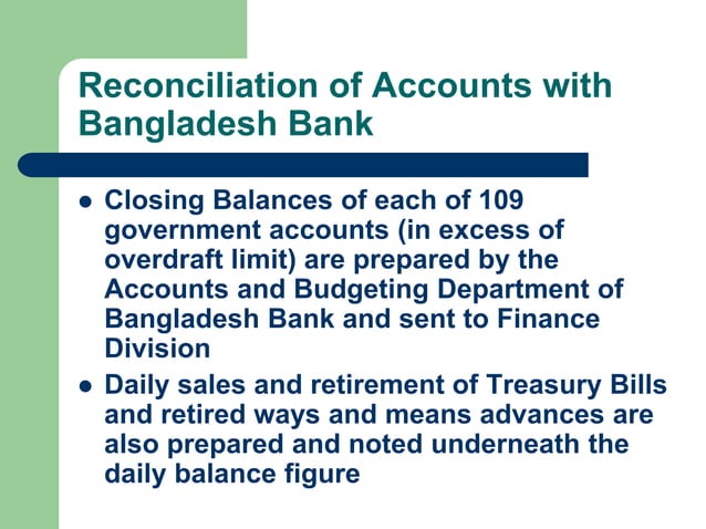 Accounts and Bank Reconciliation.ppt | Business Banking & Finance ...