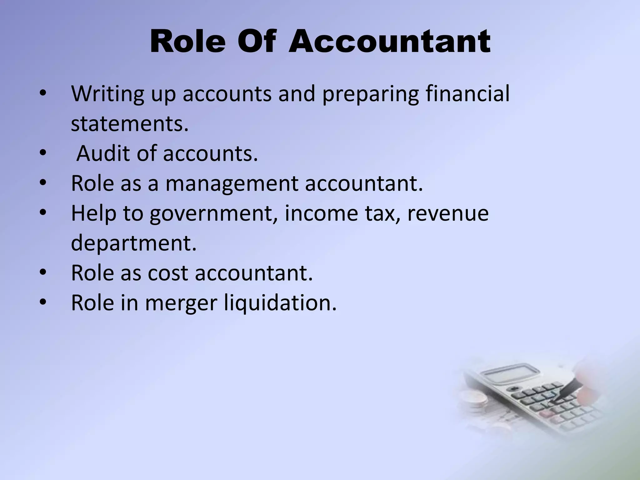 Accounts and its functions | PPTX