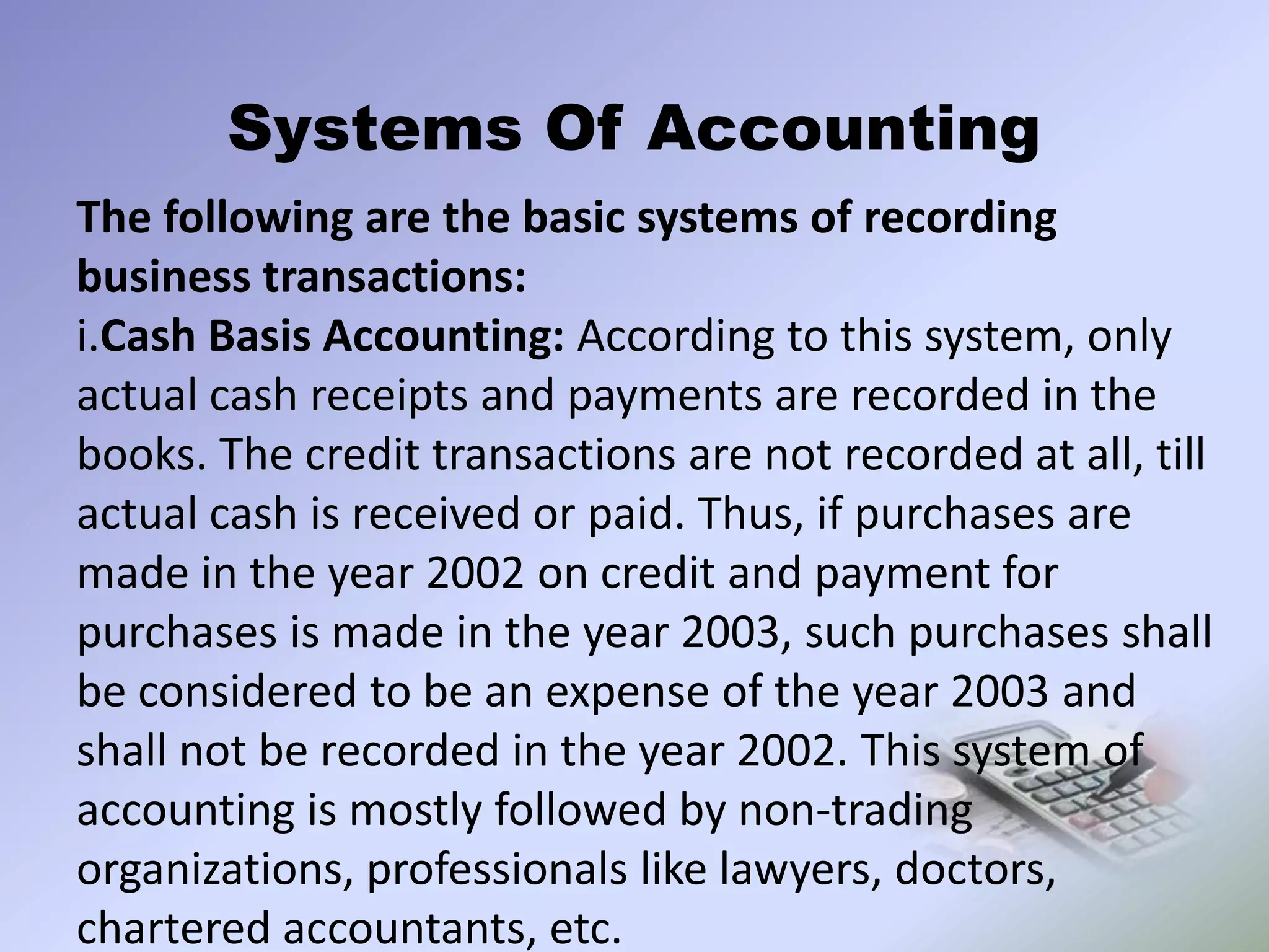Accounts and its functions | PPTX