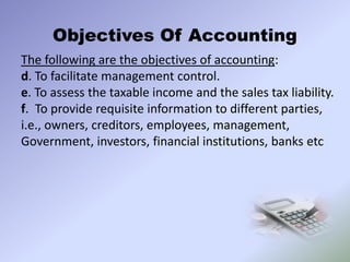 Accounts and its functions | PPTX