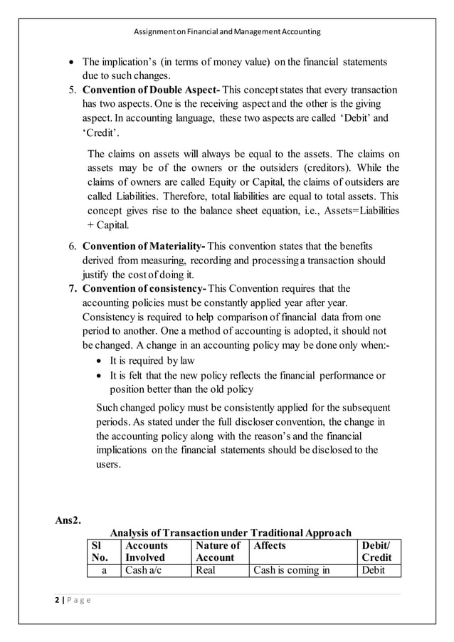 Accounts assignment | PDF
