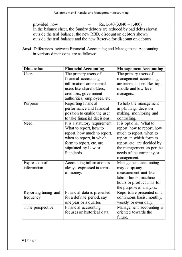 Accounts assignment | PDF