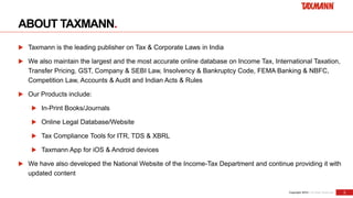 Taxmann's Accounts & Audit - All About AS, Ind AS, ICDS, CARO | PPT