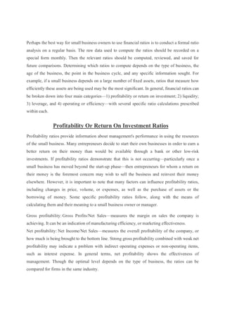 Ratios Analysis | PDF