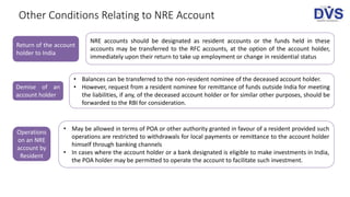 Accounts for non residents under fema | PPTX