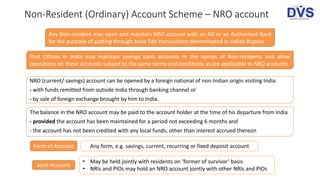 Accounts for non residents under fema | PPTX