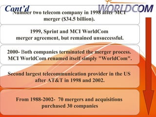 Worldcom scam 2002 | PPT