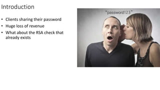 Account sharing detection | PPT