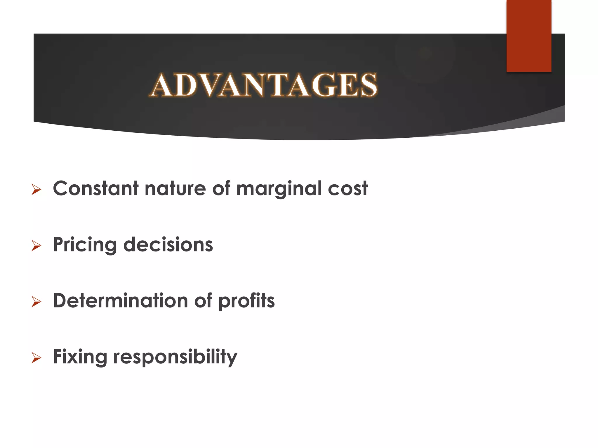 Accounts : Marginal Costing | PPTX
