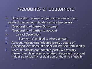 Accounts of customers | PPT