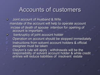 Accounts of customers | PPT