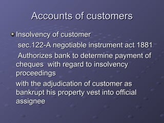 Accounts of customers | PPT