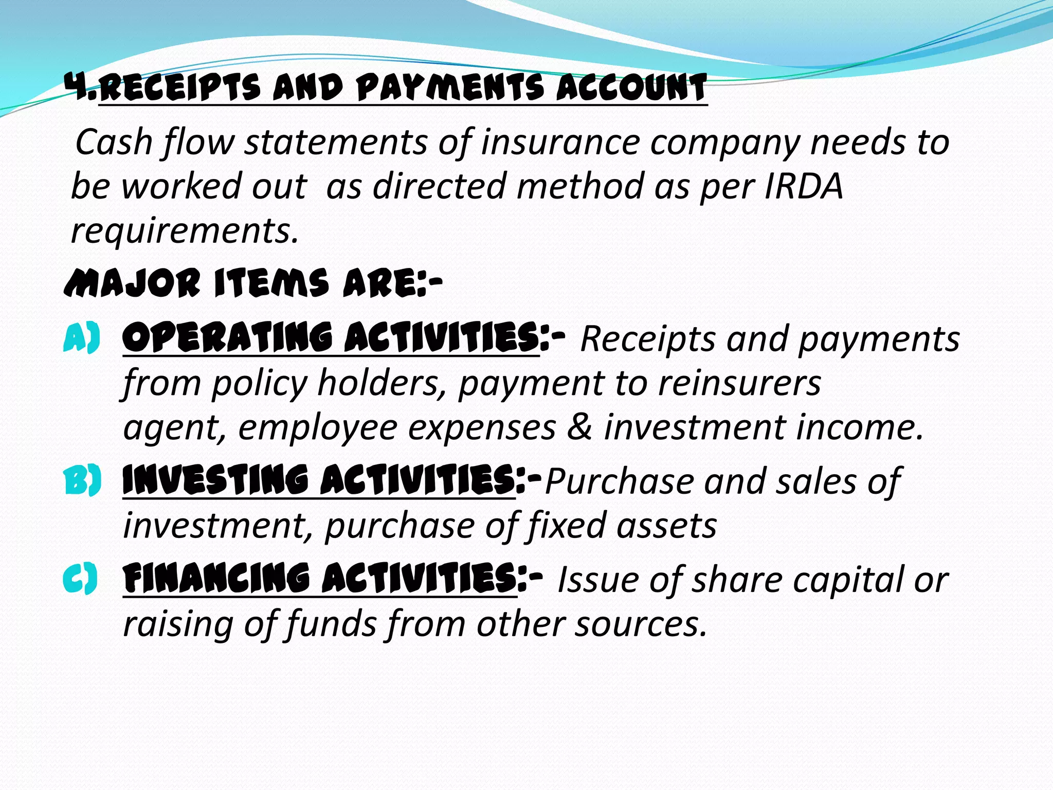 Accounts of insurance companies | PPSX