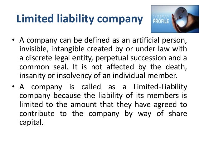 Limited Liability Company Llc Definition