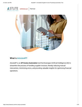AI-Powered Accounts Payable Automation – AstuteAP for Seamless Invoice Processing | PDF