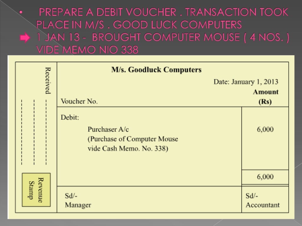 Voucher Meaning