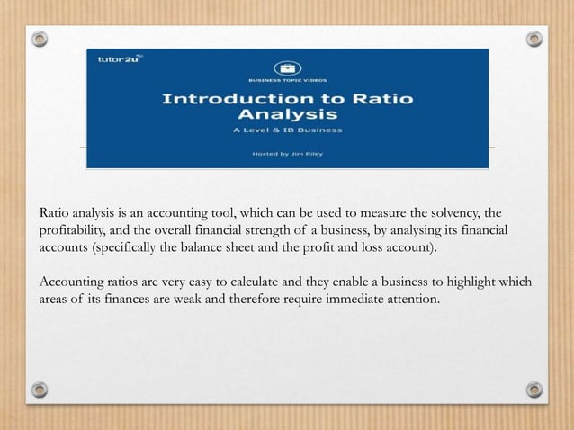 Ratio Analysis in financial statements (KK MAHESH PU COLLEGE) | PPT