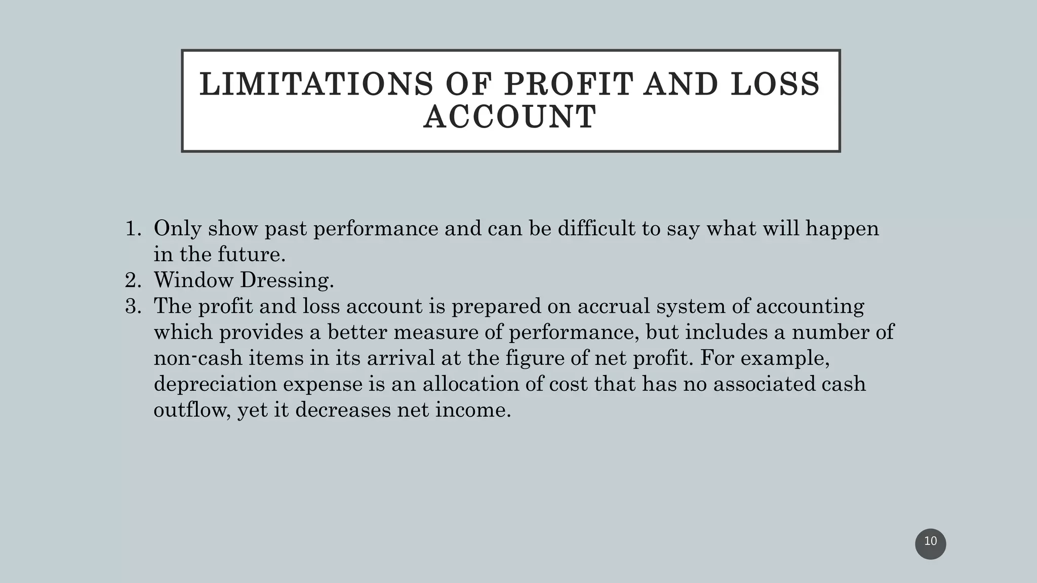 Profit and Loss Account | PPTX