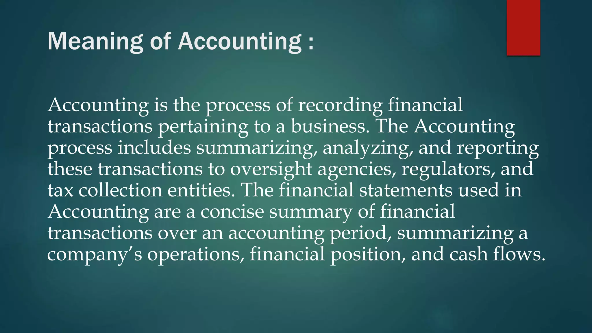 Basic Terms in Accounting | PPTX