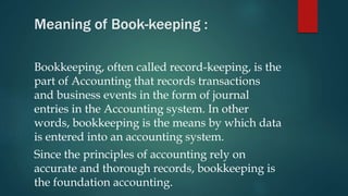 Basic Terms in Accounting | PPT